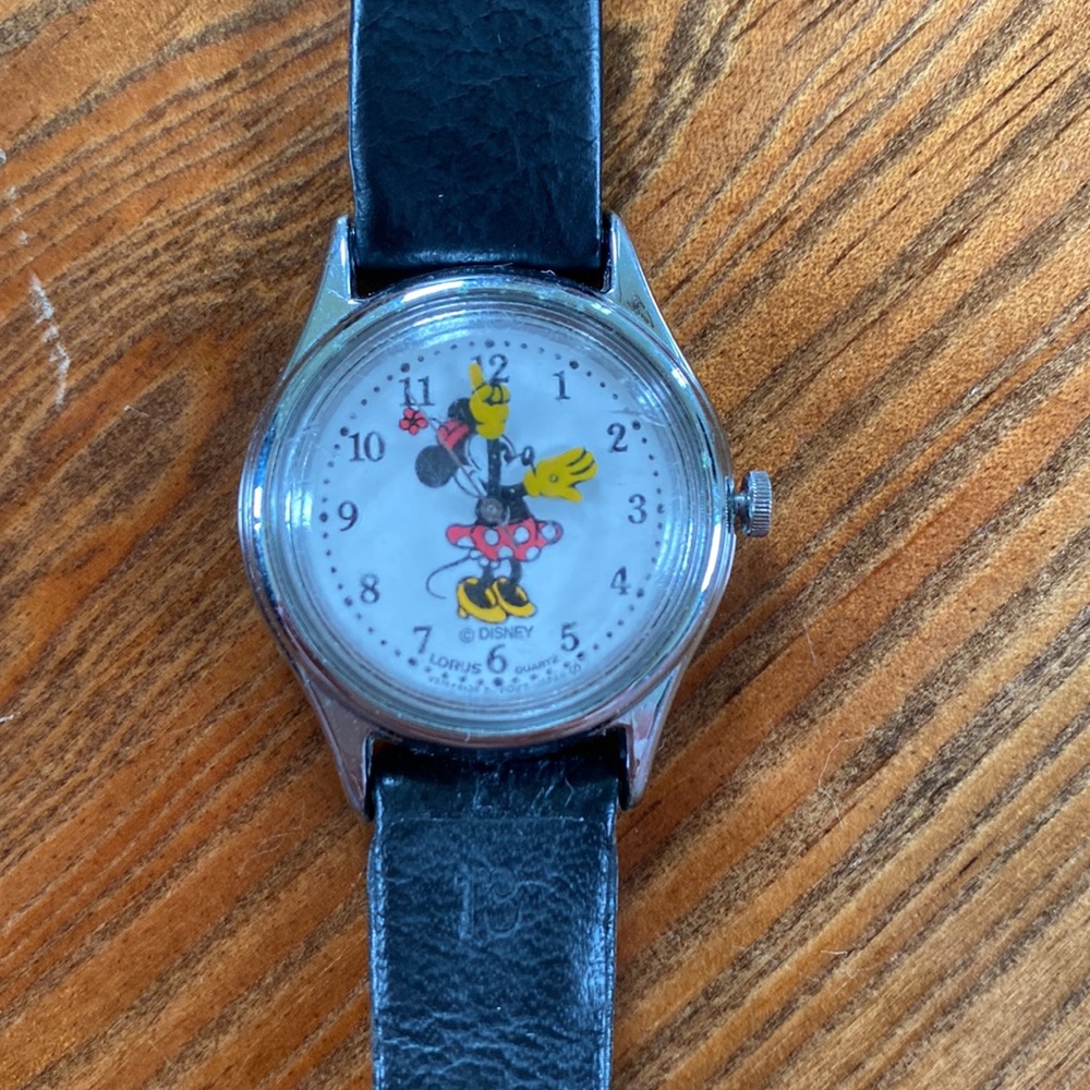 Vintage Working Disney Minnie Mouse Vintage Silver To… - Gem